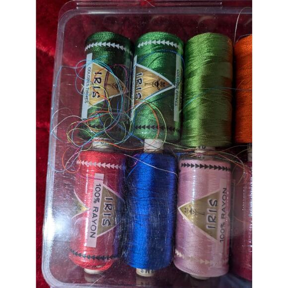 iris | Other | Premium Iris Polyester Machine Embroidery Thread Set 33 ...